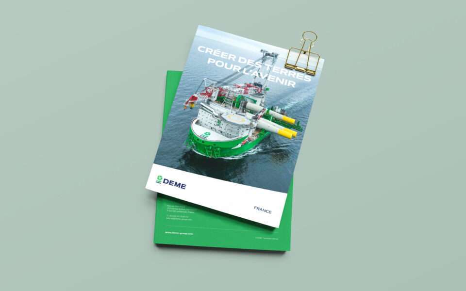 Création brochure 20 pages - DEME GROUP - Farouk Nasri